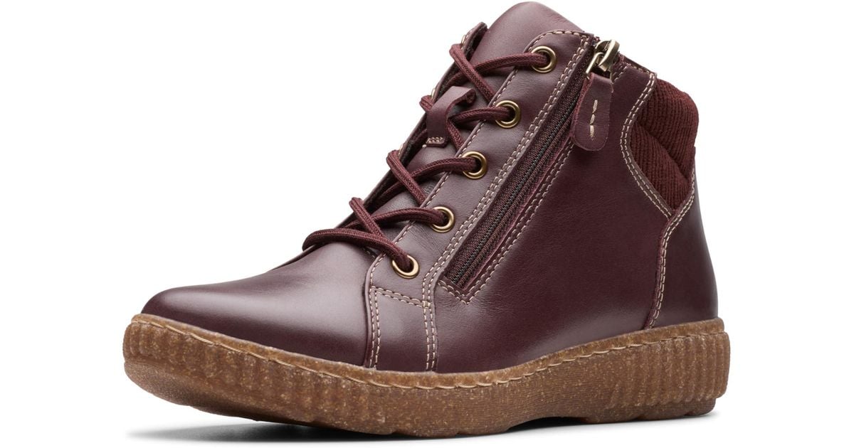 Clarks Caroline Park Ankle Boot in Brown | Lyst