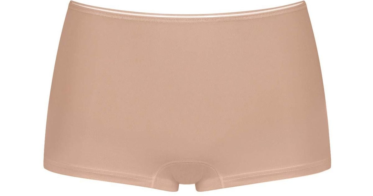 Sloggi S Feel Sensational Short 02 Underwear in Natural | Lyst UK
