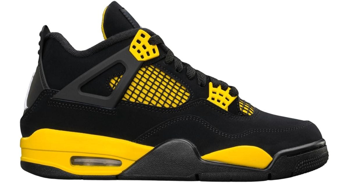 Nike Jordan 4 Retro S Shoes Size in Black | Lyst UK