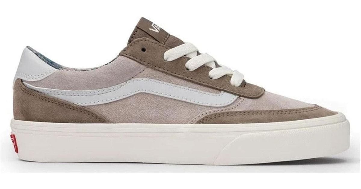Vans Brooklyn Ls in Grey | Lyst UK