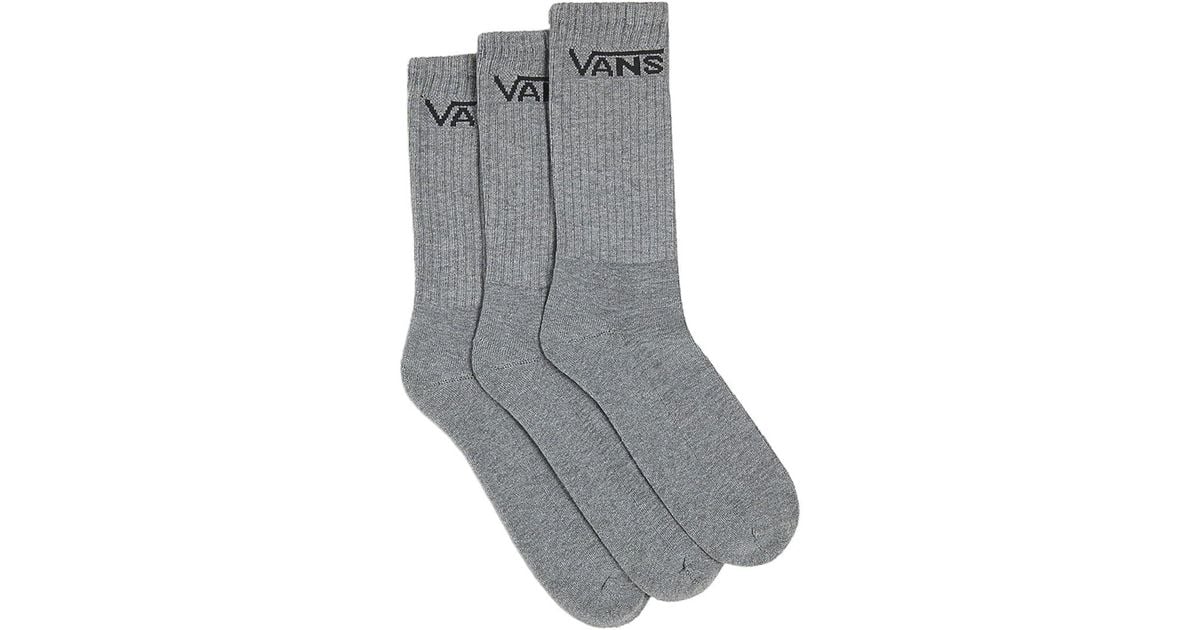 Vans Classic Crew Rox Socks 2025 Heather Grey in Grey | Lyst UK