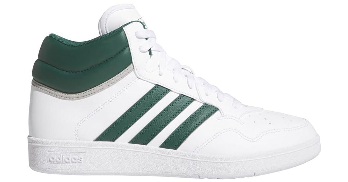 adidas Adult Hoops 4.0 Mid Top Basketball Shoes Sneaker in Green | Lyst UK