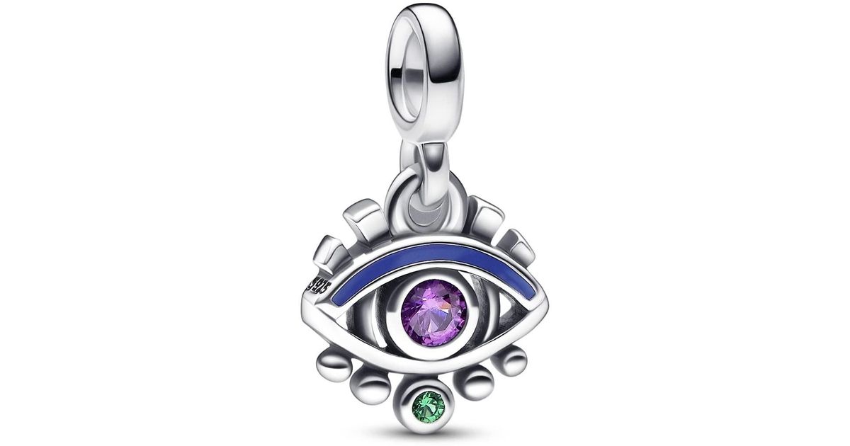 PANDORA Mini Colgante Me 792295c01 El Ojo in Blue | Lyst UK