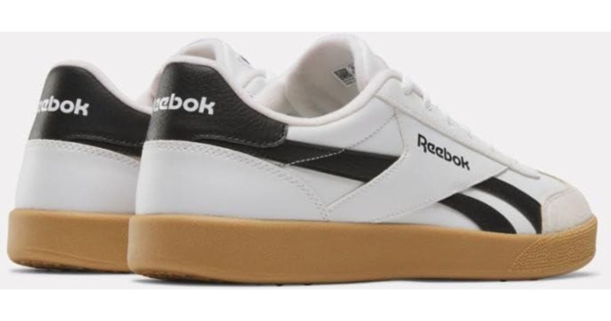 Reebok Adult Smash Edge Suede Sneaker White/black/gum | Lyst