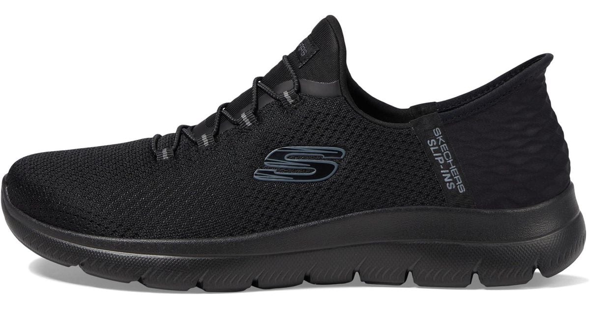 Skechers Hands Free Slip-ins Summits Girls Night in Black | Lyst UK