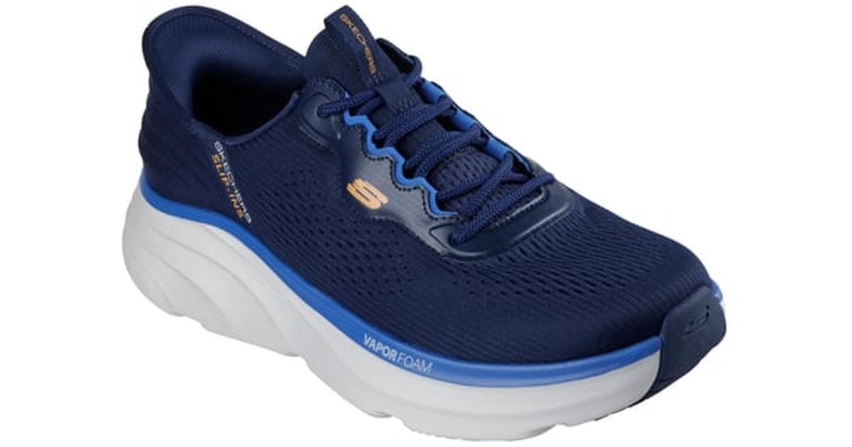 Skechers D'lux Vapor Slip-on Sneakers in Blue for Men | Lyst UK