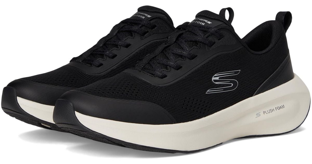 Skechers Plush Foam Sneaker in Black | Lyst UK