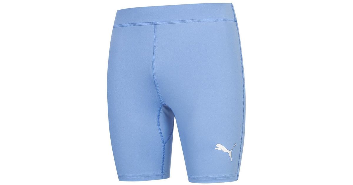 PUMA Basela Blue Compression Shorts for Men | Lyst UK