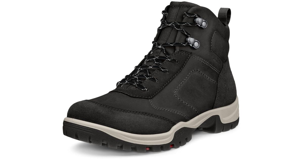 Ecco Expedition Iii Mid Waterproof Hiking Boot in Black | Lyst