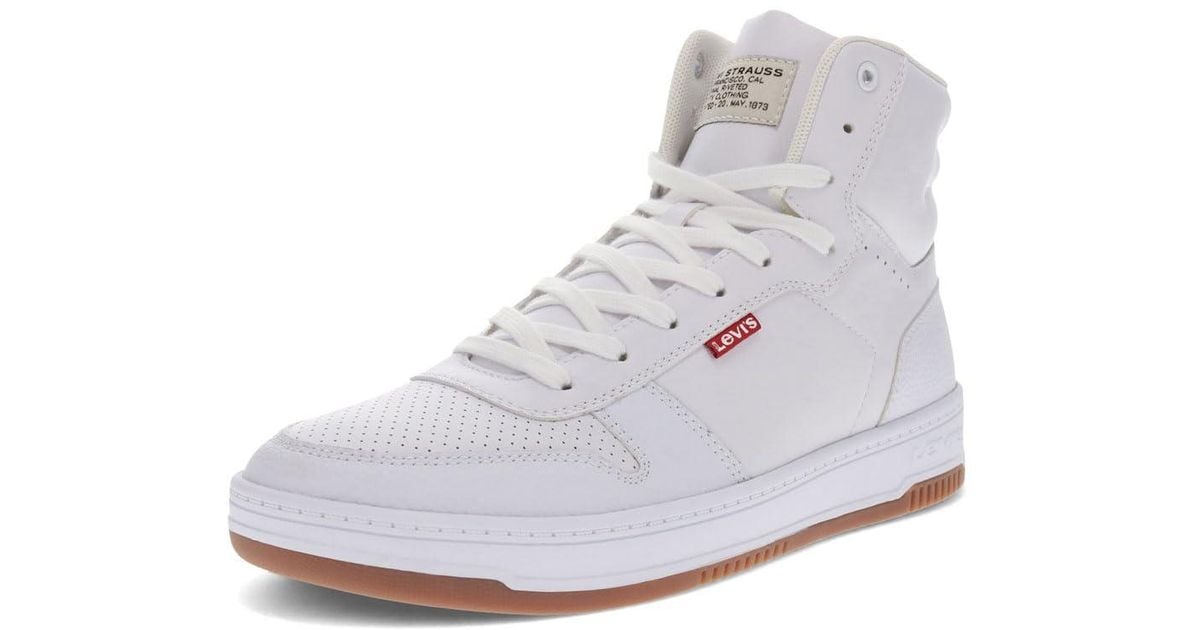 Levi's Drive Hi Sneaker in White for Men | Lyst UK