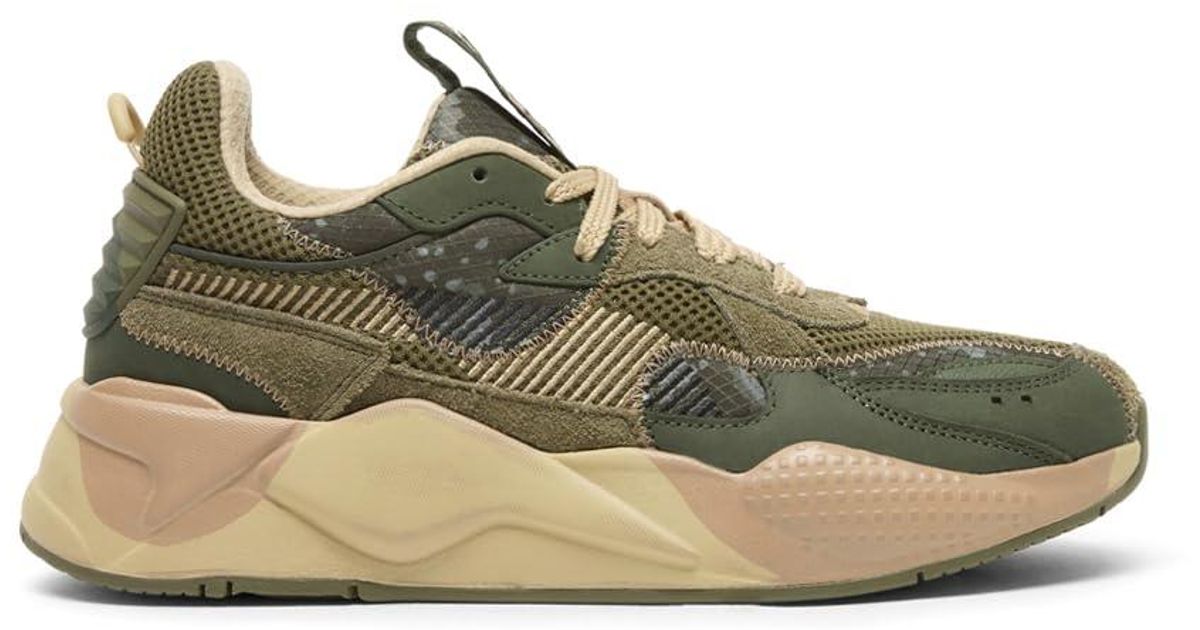 PUMA X Rain Map Camo Lace Up Sneakers Shoes Casual in Green for Men ...