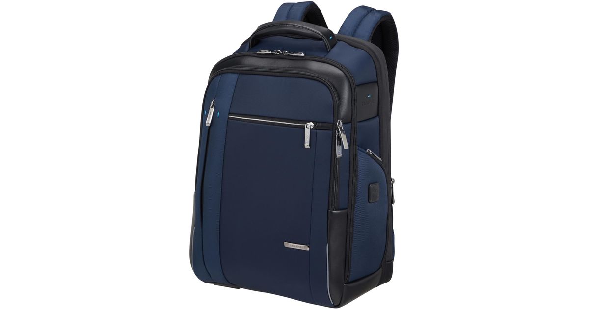 Samsonite Blue Laptop Backpack 17.3" 33x17x47cm Nylon for Men | Lyst UK