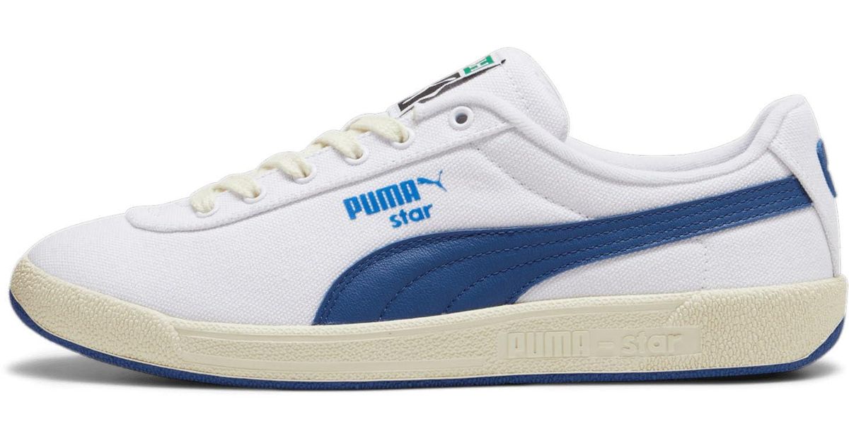 PUMA Mens Star Cvs Lfs Noah Lace Up Sneakers Shoes Casual - Blue, White ...