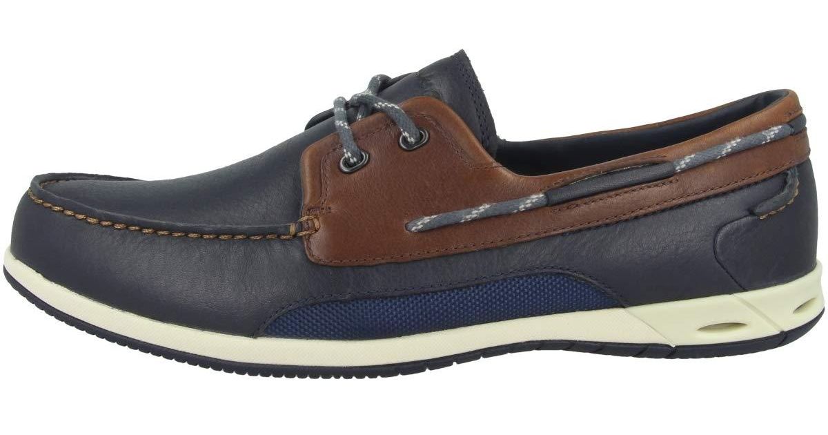 Clarks Orson Harbour Derbys in Blue for Men | Lyst UK