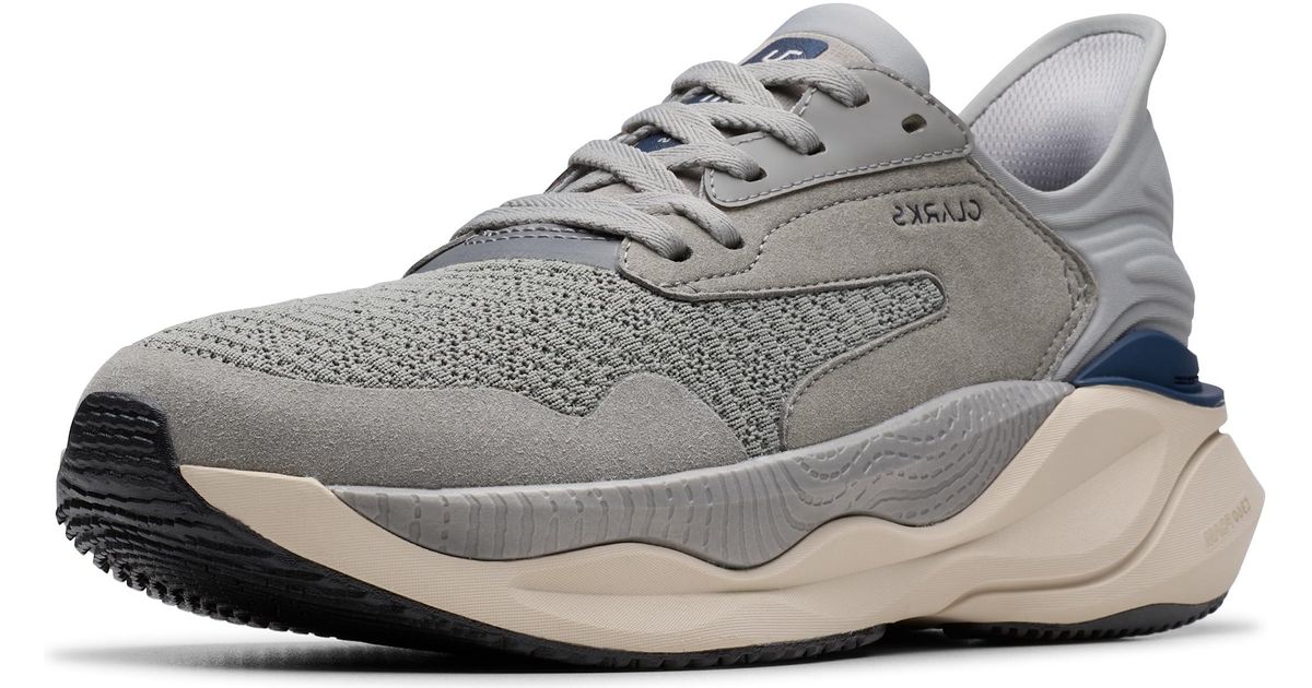 Clarks Pace Sneakers in Black for Men | Lyst UK