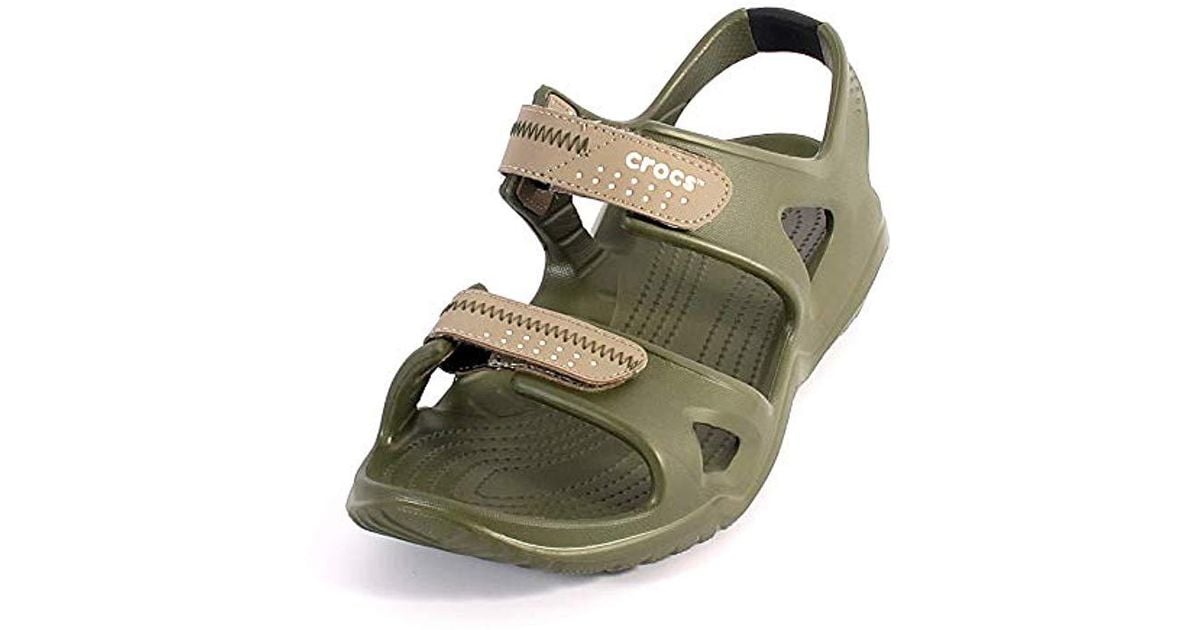 Crocs™ Swiftwater River Sandal in Army/Khaki (Green) for Men | Lyst