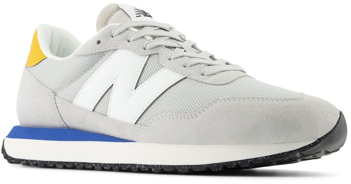 New Balance 237 In Grey/white/yellow/blue Suede/mesh for Men | Lyst UK