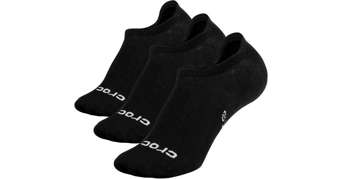 Crocs™ No Show Socks 3 Pairs Low Show Seamless Toe Casual Socks in ...