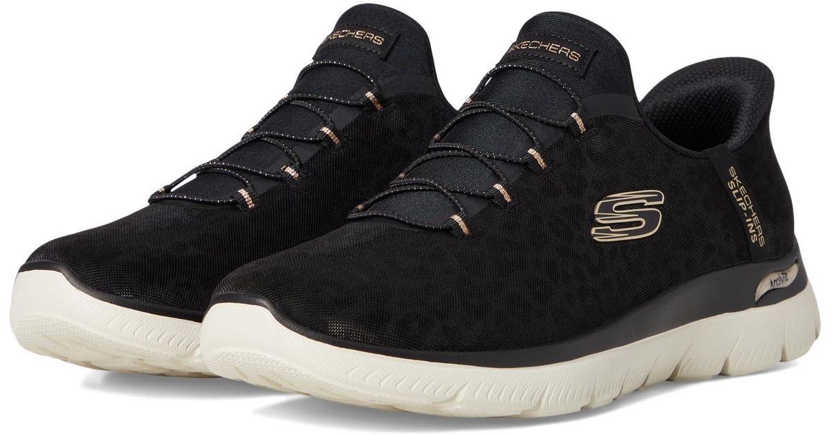 Skechers Arch Fit Summits Hands Free Slip-Ins Shoes 5.5 B in Black | Lyst
