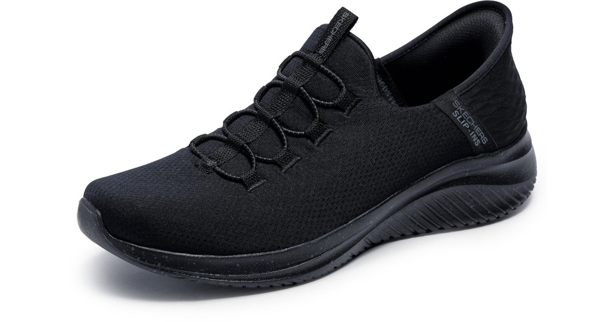Skechers Ultra Flex 3.0 Right Away Slip-in Slippers in Black for Men ...