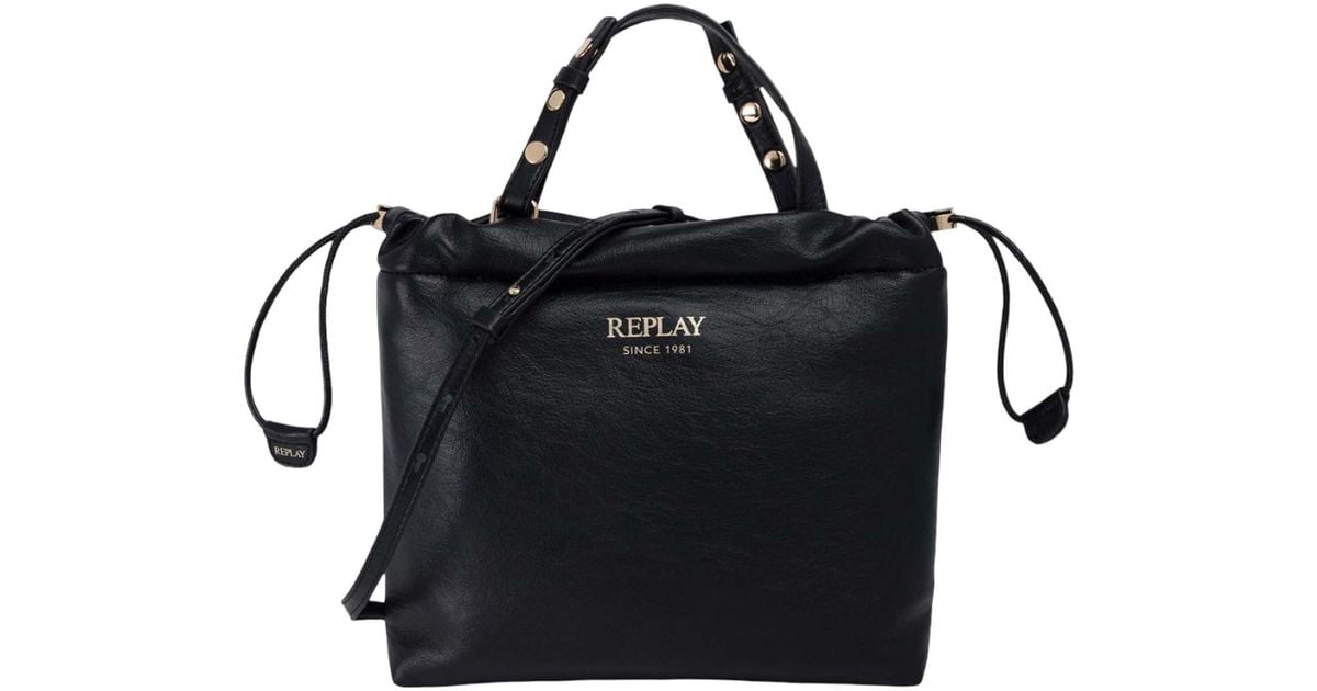 Replay Fw3801 Shoulder Bag in Black | Lyst UK
