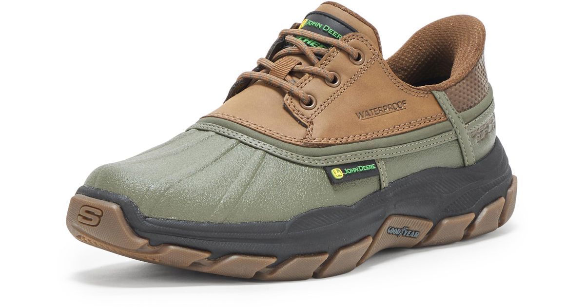 Skechers John Deere Respected Tanzier Built Rain Shoe in Black for Men ...