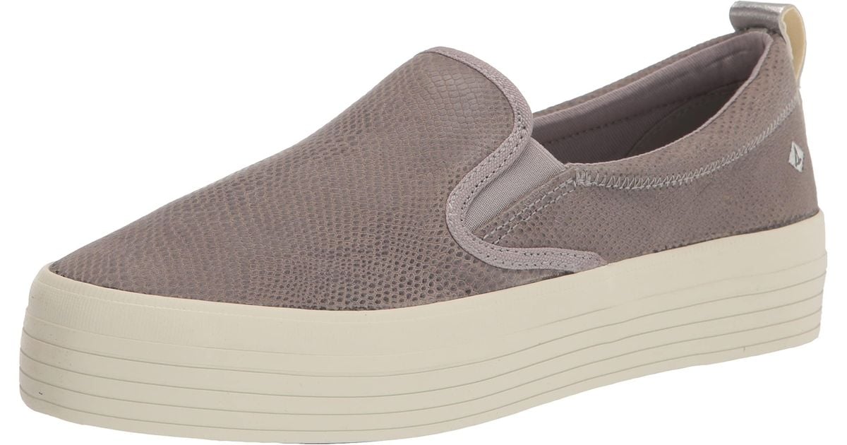 Sperry Top-Sider Crest Vibe Platform Sneaker in Black | Lyst