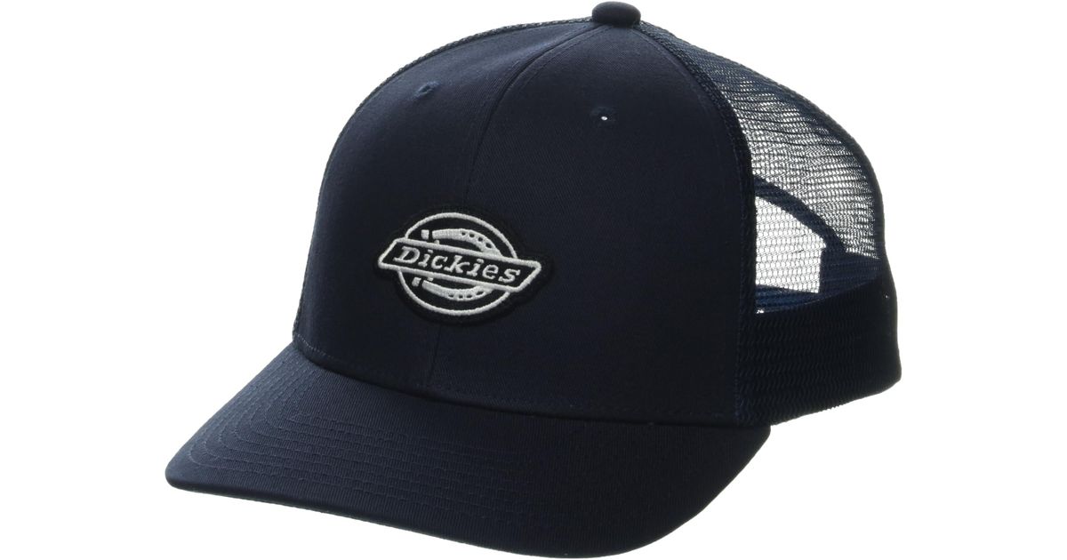 Dickies Low Pro Logo Trucker Hat in Blue for Men | Lyst
