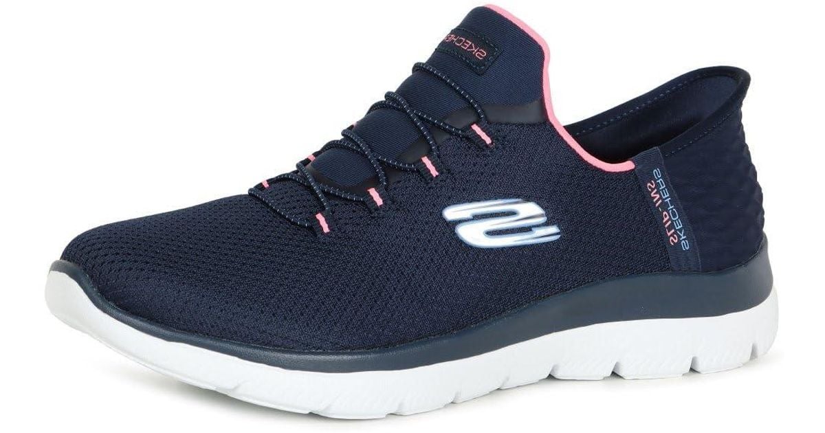 Skechers Summits Diamond Dream Slip-on Sneakers in Blue | Lyst UK