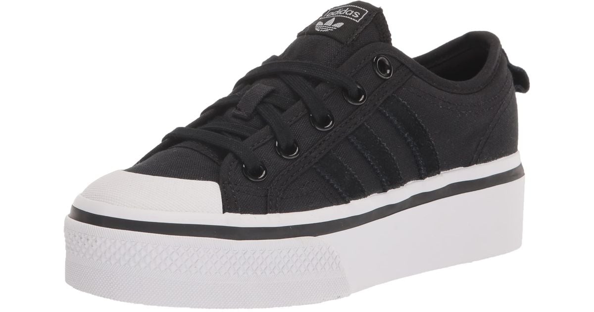 adidas Originals S Nizza Platform Black/white 10 | Lyst UK