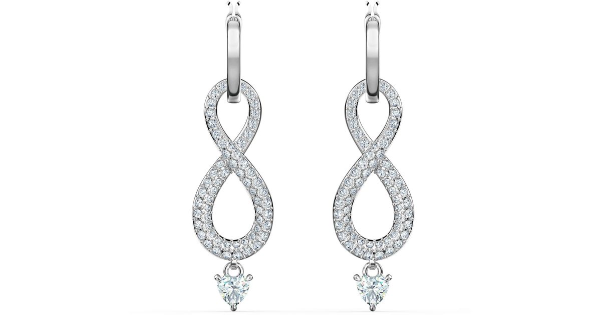 Swarovski Infinity Ohrringe in Mettallic | Lyst DE
