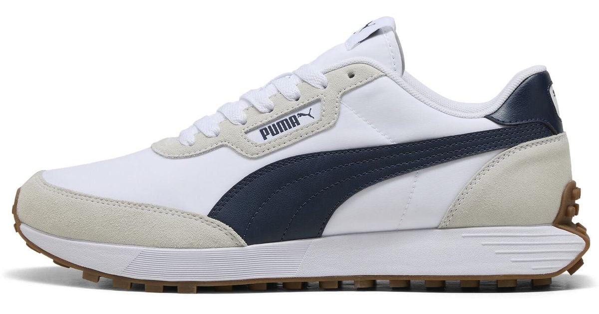 PUMA Runtamed Lugged Classic Low Top Trainers S White/navy 6 for Men ...