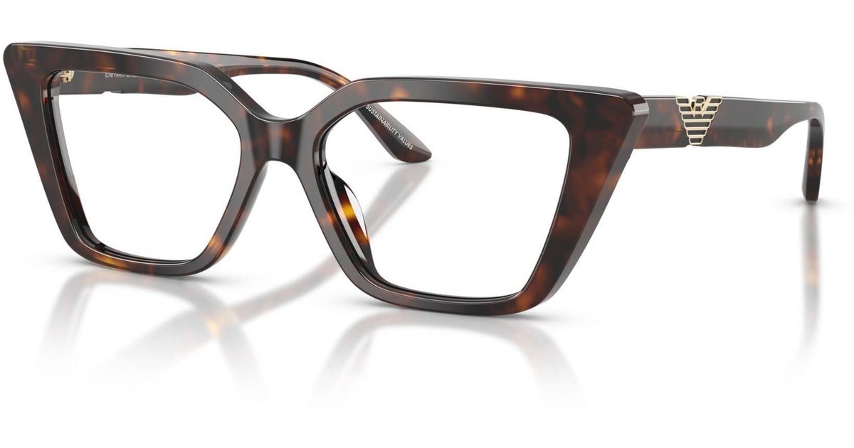Emporio Armani Ea3273u Universal Fit Cat Eye Prescription Eyewear ...
