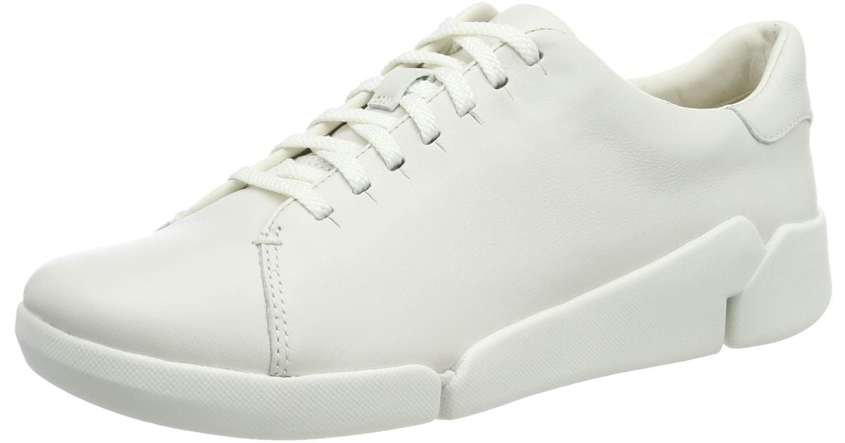 Clarks Tri Abby in White | Lyst UK