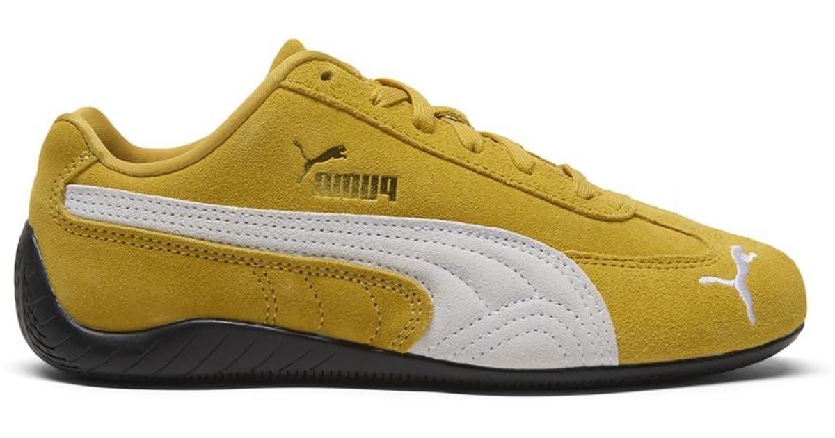 PUMA Womens Speedcat Og Lace Up Sneakers Shoes Casual - Yellow, Yellow ...