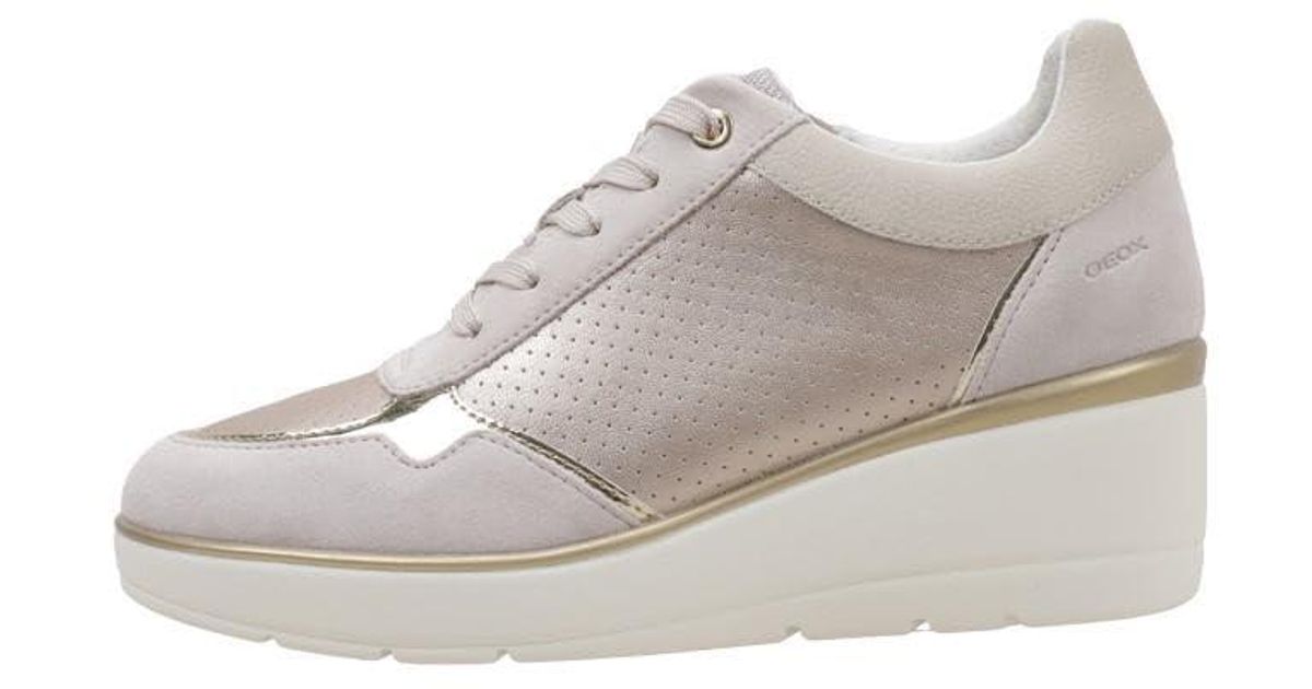 Geox D Ilde A Platform in Grey | Lyst UK