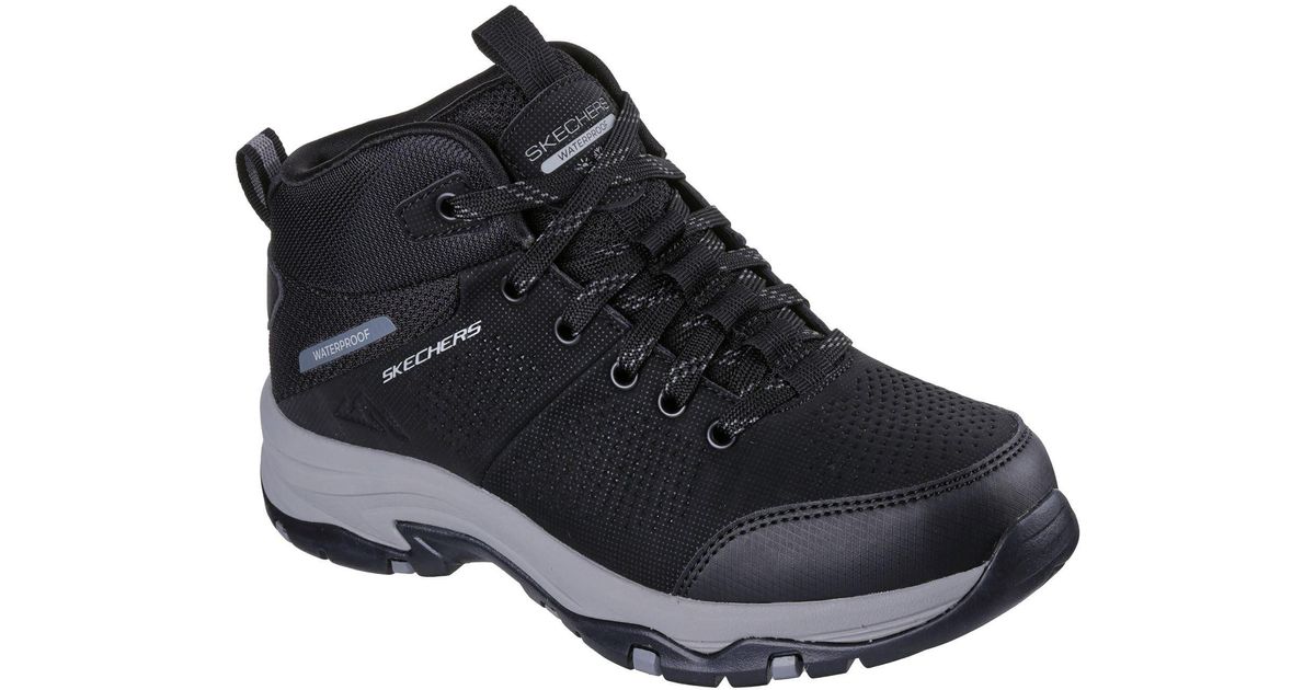 Skechers Trego Trail Destination Hiking Shoe in Black | Lyst UK