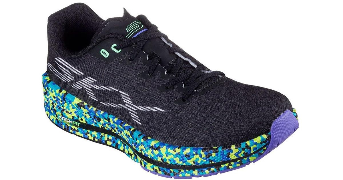 Skechers Go Razor 5 Running Shoes Uk 3 Black in Blue | Lyst UK