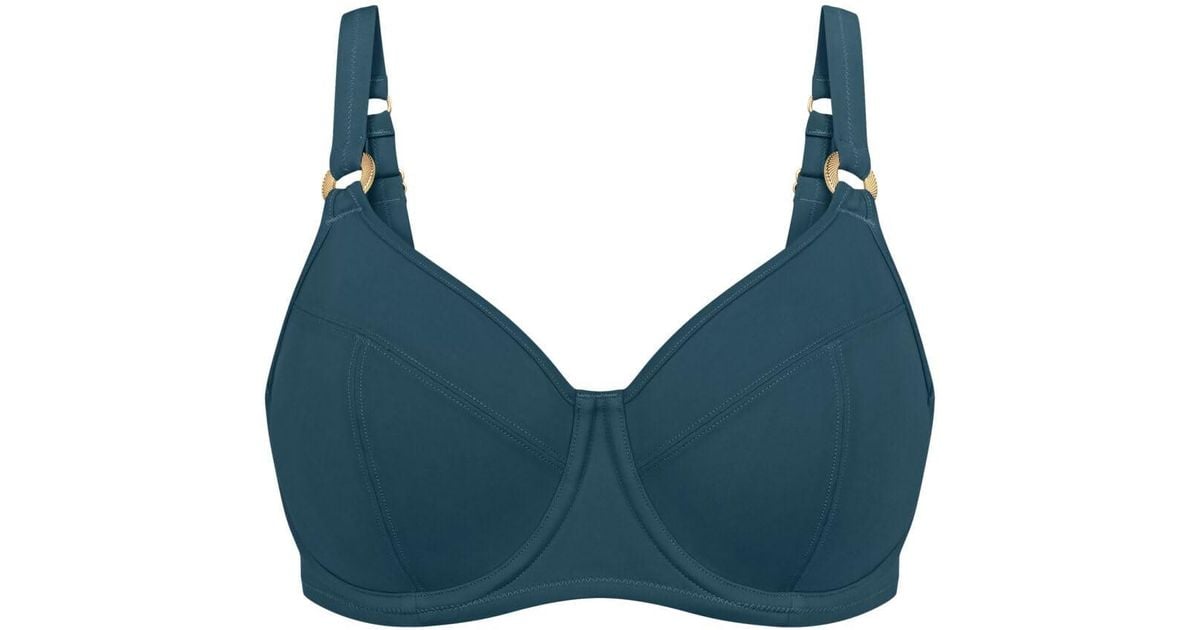 Triumph Summer Twist W 02 Bikini Top in Blue | Lyst UK