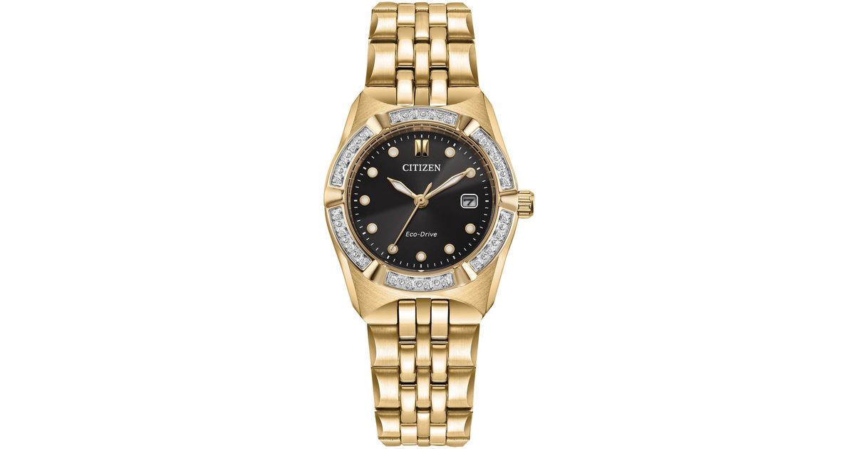 Citizen Ladies Eco-drive Dress Classic Corso Watch in Metallic | Lyst