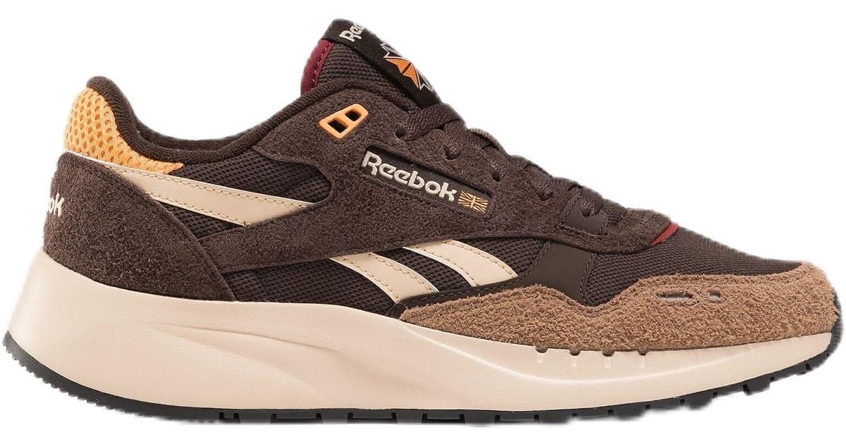 Reebok Classic Leather 2400 Dark Matter/oat/washed Peach Running Shoes ...