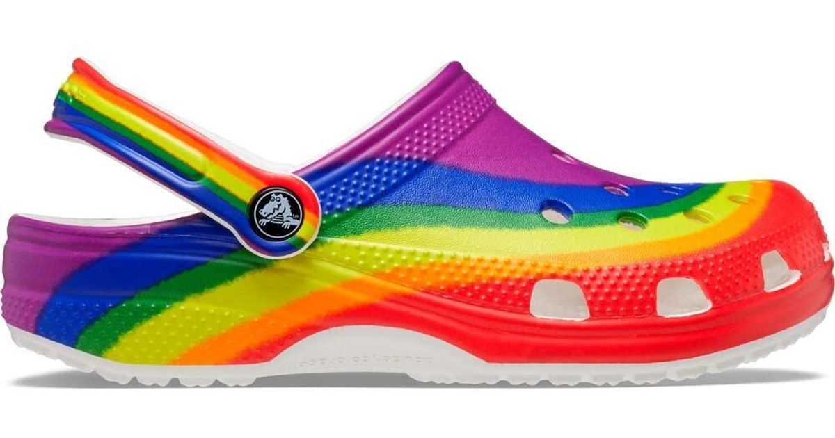 Crocs™ Adult And Classic Rainbow Dye Clog in Blue | Lyst UK