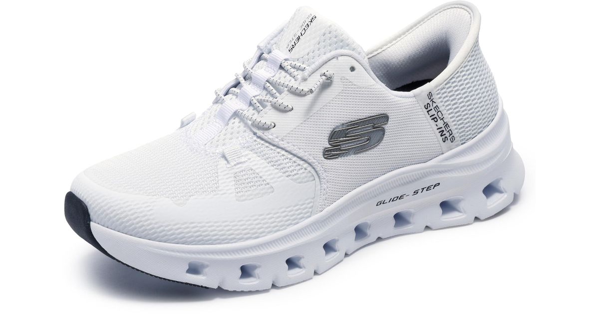 Skechers Glide Step Pro Hands Free Slip Ins Shoes 5 B in White | Lyst UK