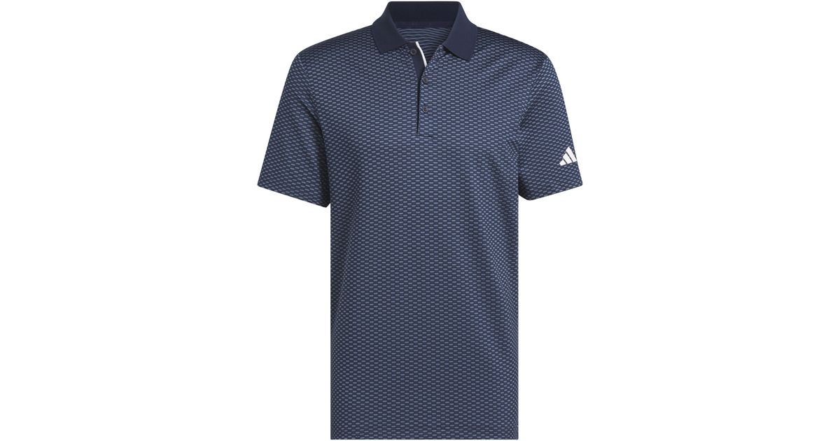 adidas Beyond Textured Polo Shirt in Blue for Men | Lyst UK
