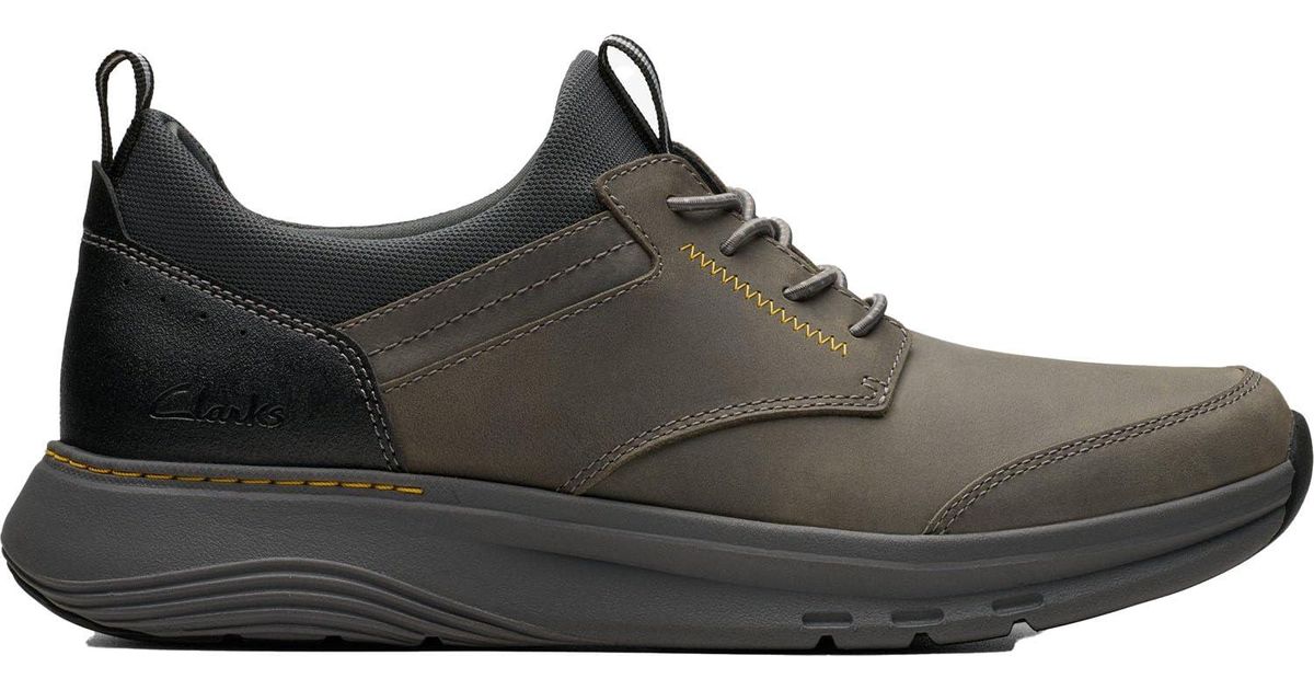 Clarks S Motion Trek Ez Shoes in Black for Men | Lyst UK