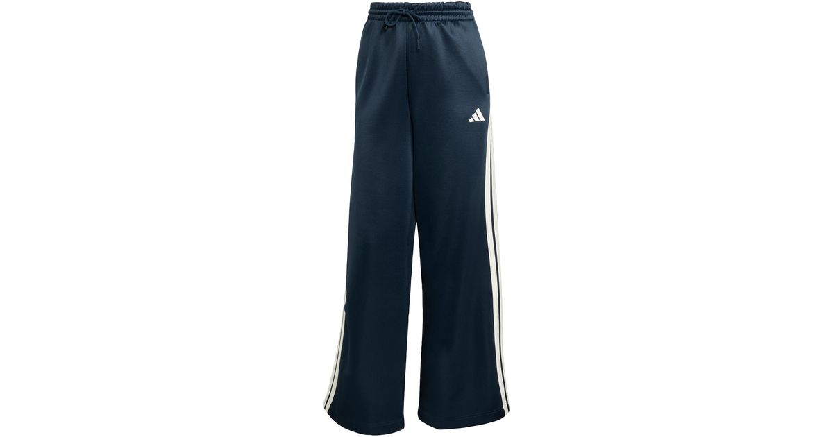 adidas Stadium 3-stripes Track Tracksuit Bottoms in Blue | Lyst UK