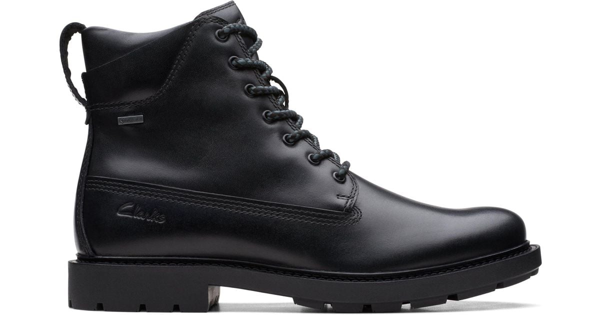 Clarks Craftdale 2 Hi Gore-tex Gore Tex Leather Boots In Black Standard ...