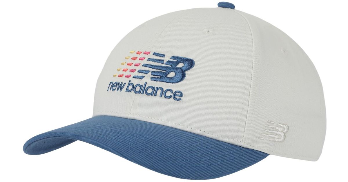 New Balance , 6 Panel Structured Athletics Multi Color Logo, Fashion ...