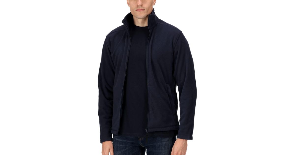 Regatta Micro Full Zip Fleece Jacket in Blue for Men | Lyst UK