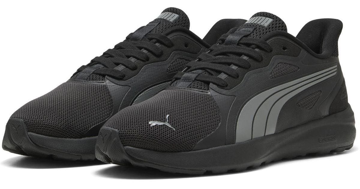 PUMA Softride Cosmic Street Sliptech Sneaker in Black | Lyst UK